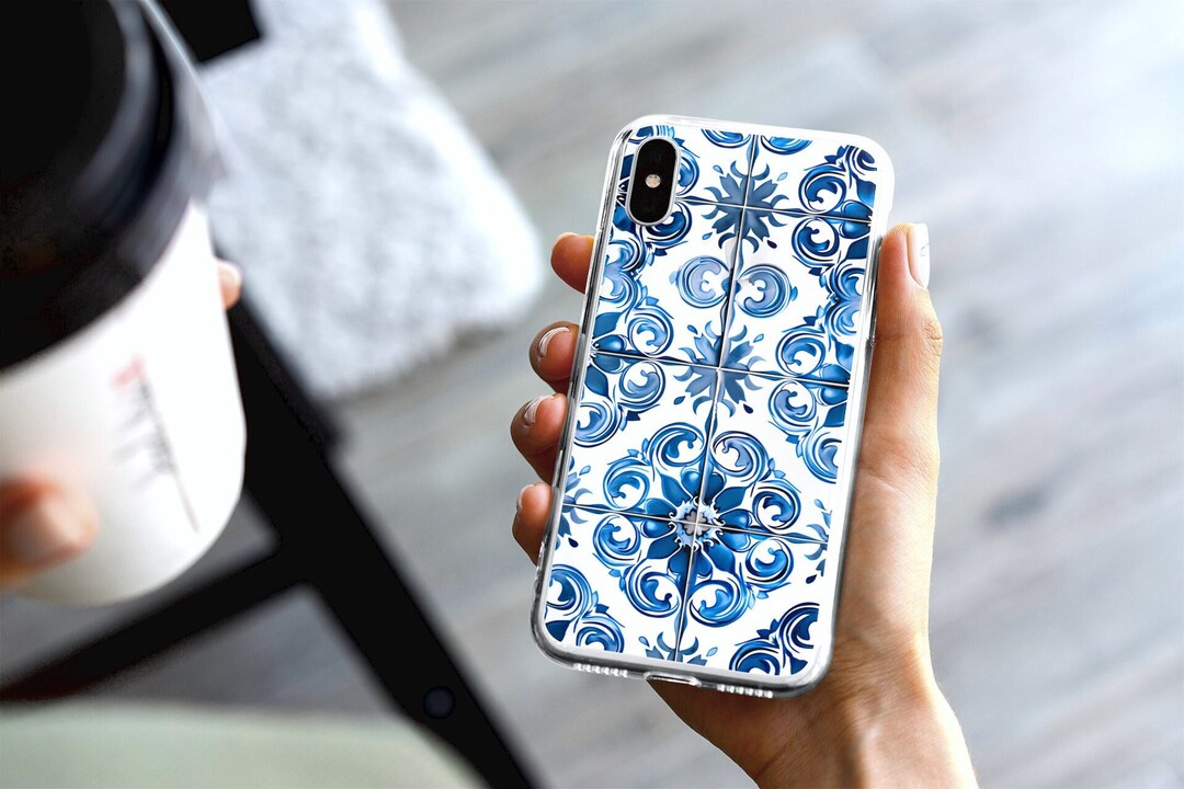 Azulejo Portuguese Tile Phone Case Embrace Tradition Blue and White ...