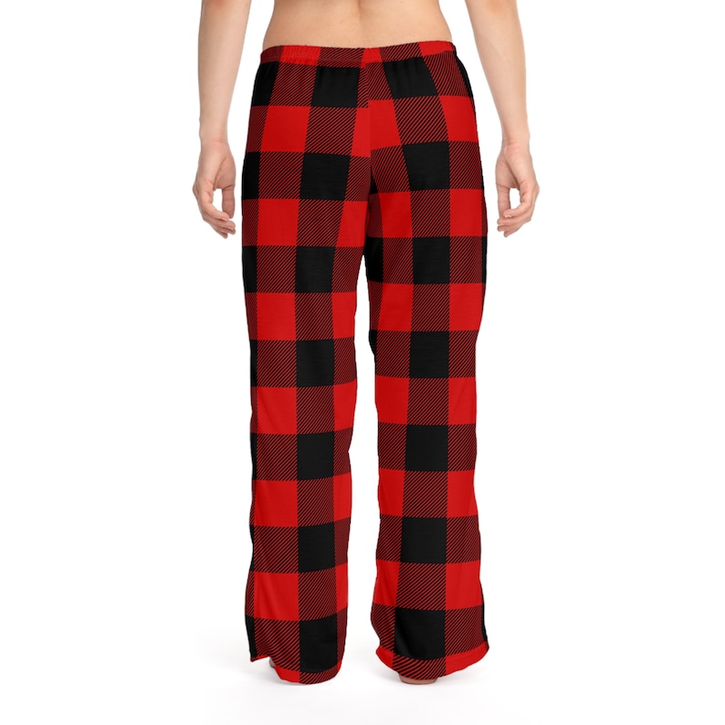 Red & Black Plaid Pajama Pants Cozy Nights Await Women's Lounge Pants ...