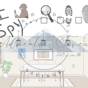 I Spy Hidden Objects Savings Challenge Game - Etsy
