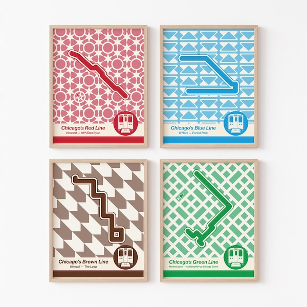 Chicago Subway Train - Etsy