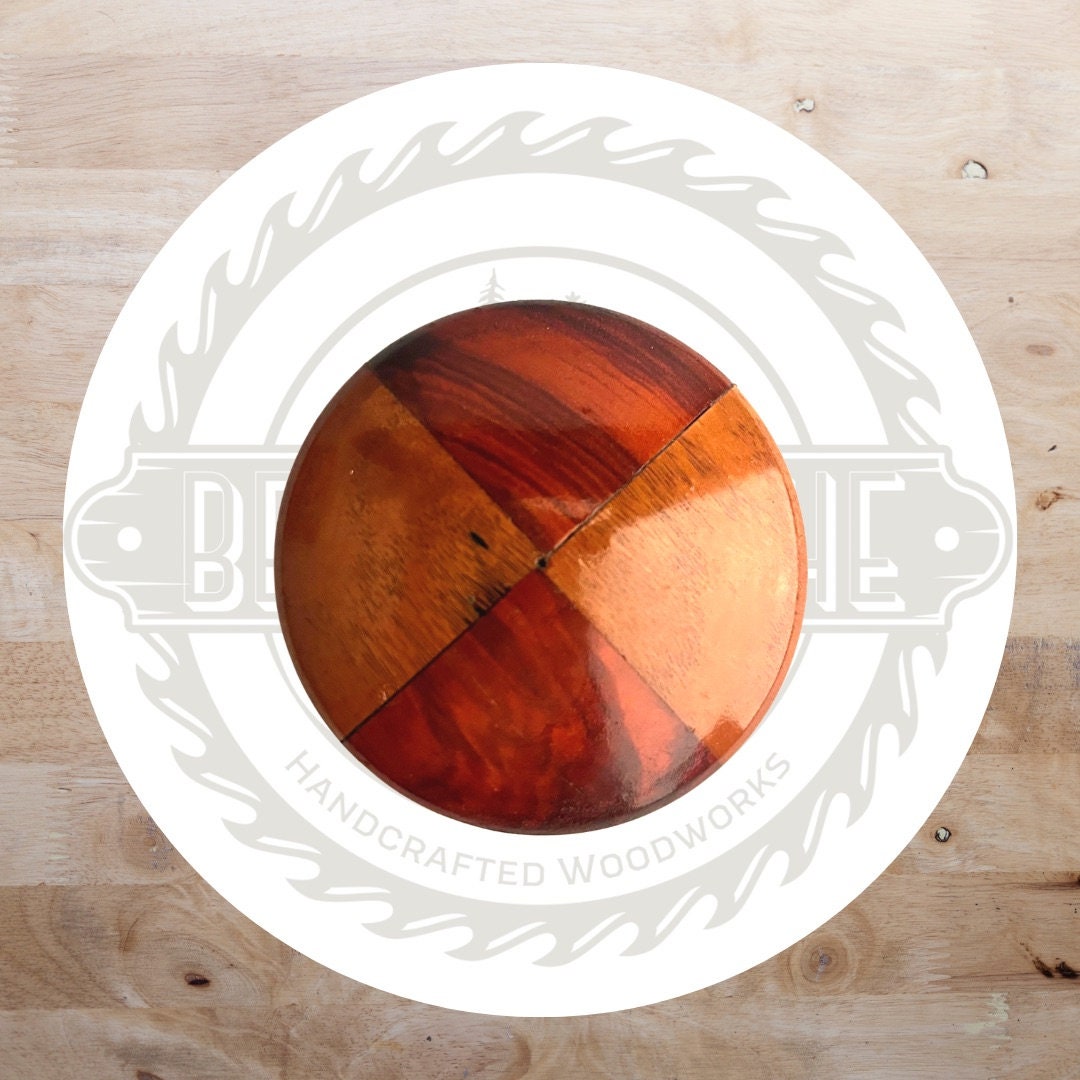 Segmented Wood Disc Golf Mini - Etsy