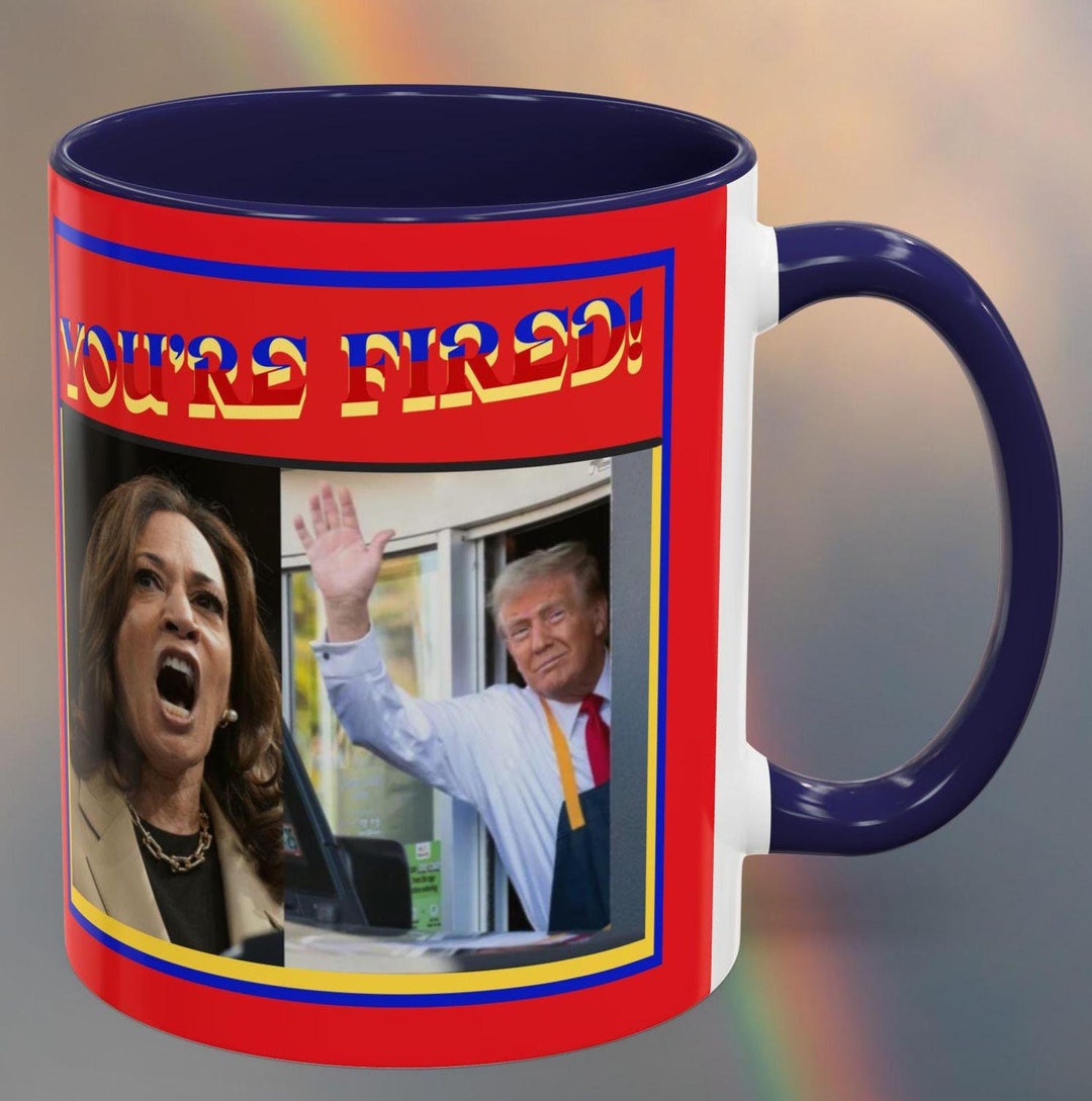 YOU'RE FIRED Donald Mctrump Mcdonald Wave Mcwinning Mug Maga Tea Cup ...