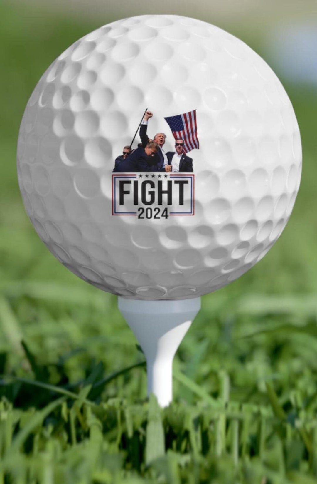 Golf Gift Donald Trump Never Surrender Golf Balls, Trump 2024 Golfballs ...