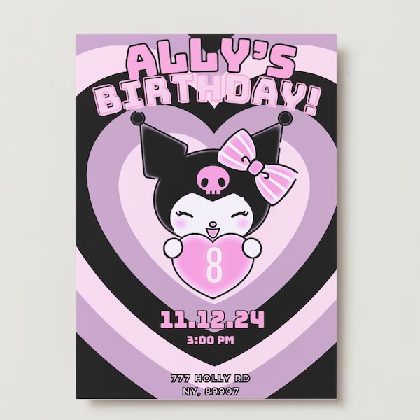 Karomi Birthday Invite - Etsy