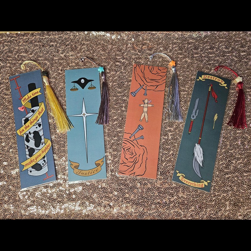 Anime Bookmark - Etsy