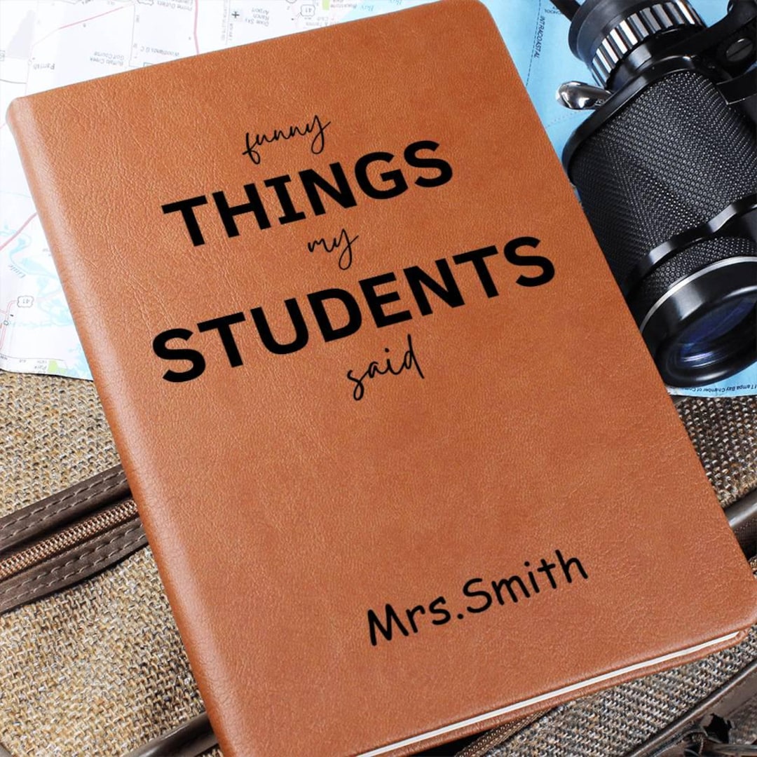 Personalized Teacher Journal Memory Book, Teacher Appreciation Gift for ...