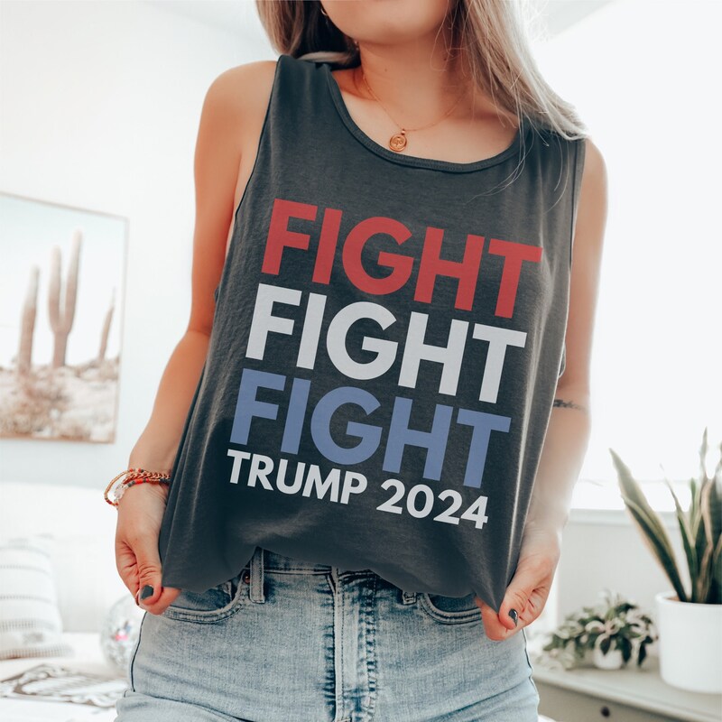 Trump Fight Fight Fight Tee - Etsy