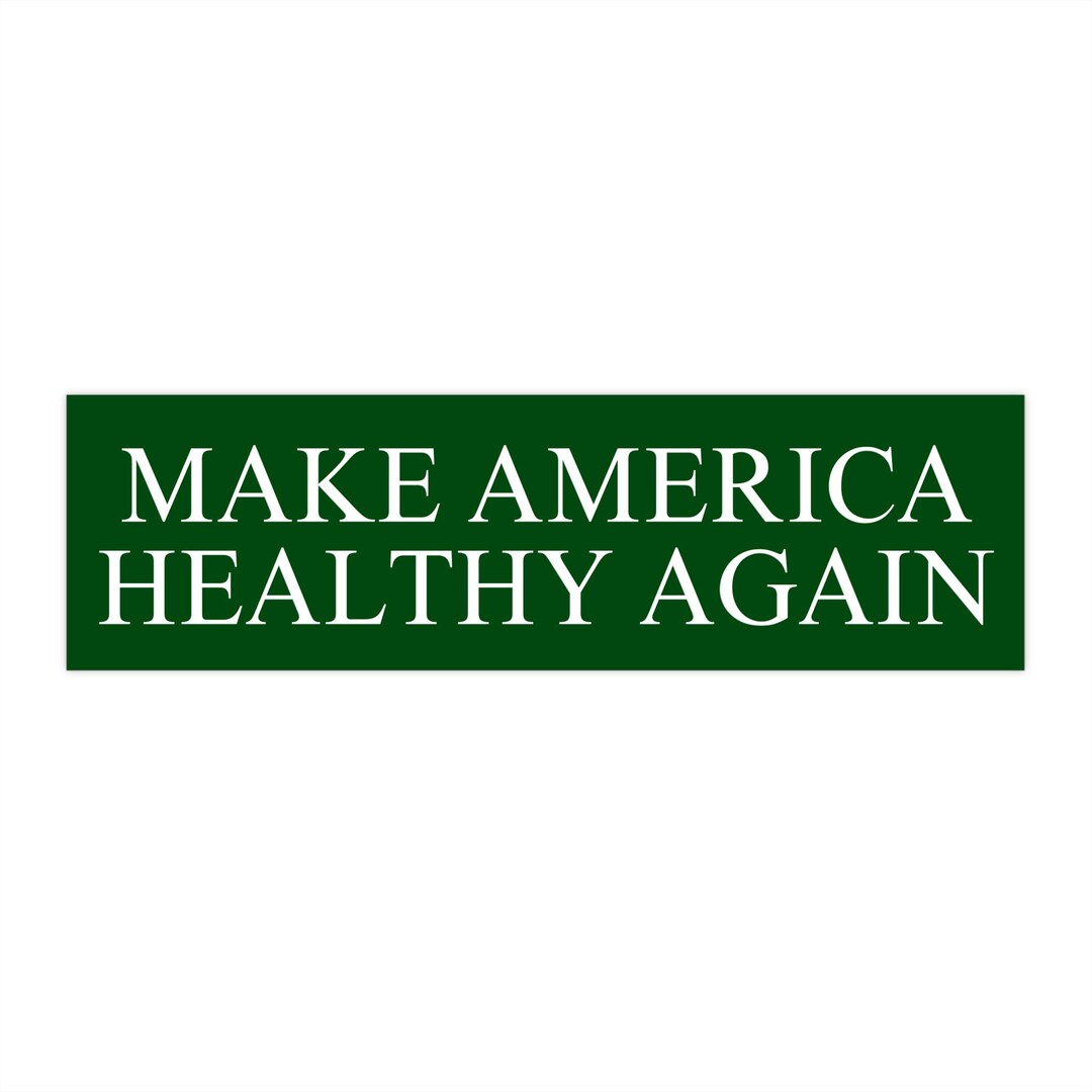 Make America Healthy Again Bumper Stickers, Trump Bumper Sticker, MAHA ...