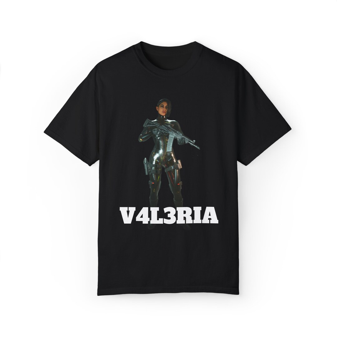 V4L3RIA Call of Duty Warzone Operator Unisex Garment-dyed T-shirt COD ...