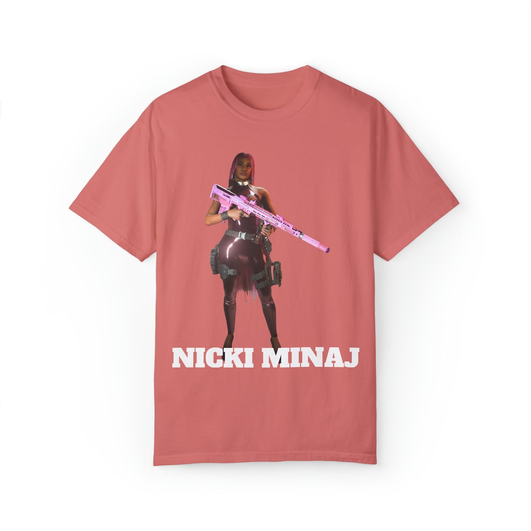 NICKI MINAJ Call of Duty Warzone Operator Garment-dyed T-shirt - Etsy