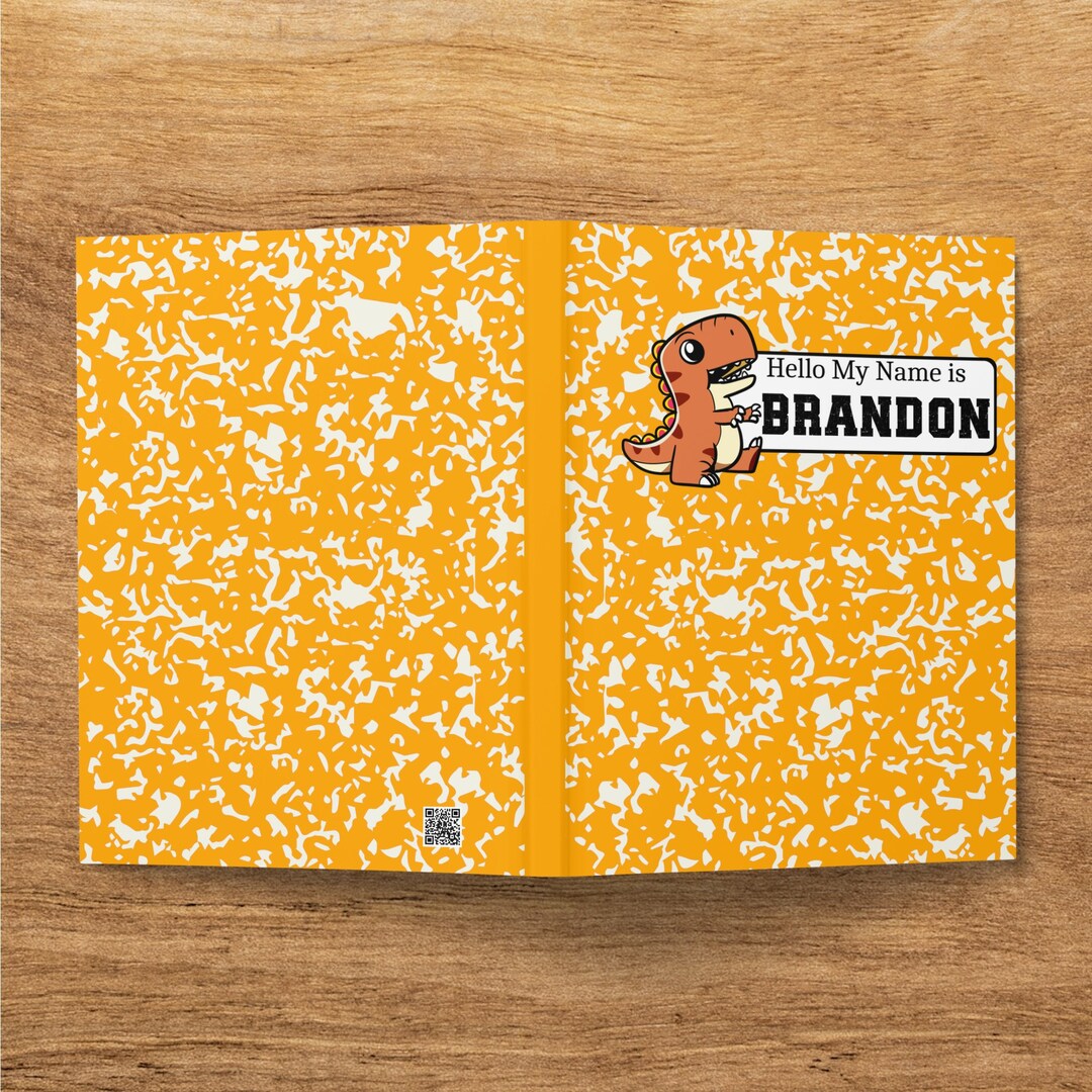 Custom Composition Book, Personalized Notebook, Unique School Supplies ...