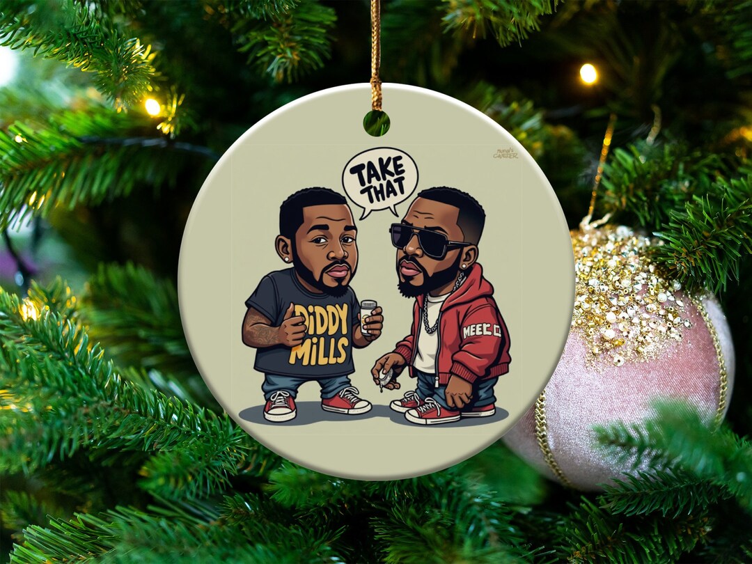 Personalized Cartoon Character Ornament, Custom Rap Artist Figurine ...