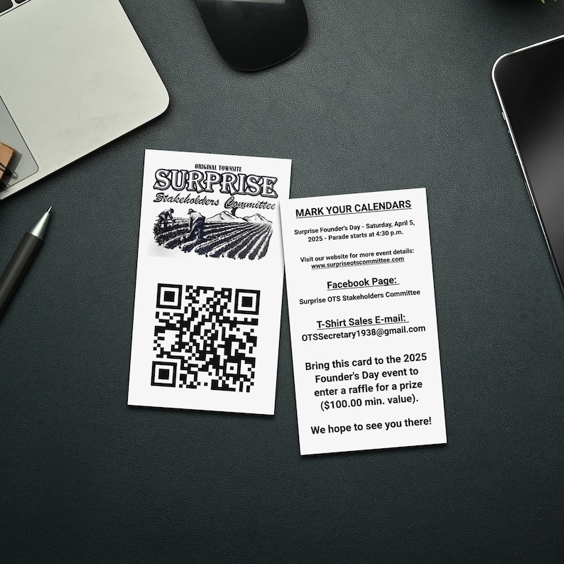 Custom Printed Vertical Business Cards, Custom QR Code, Double-sided ...