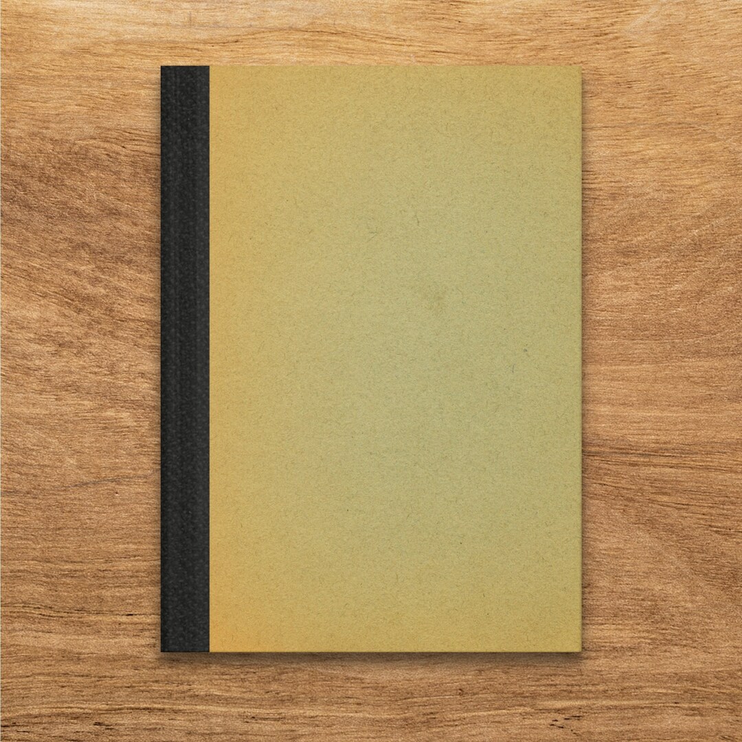 Vintage Hardback Book Cover Design With Textured Color Palette, Perfect ...