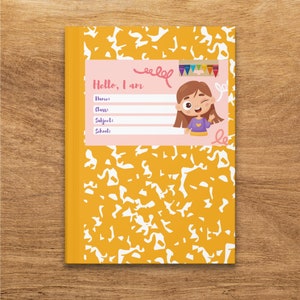 Custom Hardback Book for Back to School Gift, Personalized With Your ...