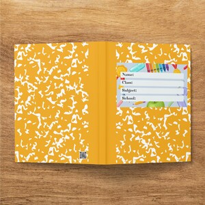 Custom Hardback Book for Back to School Gift, Personalized With Your ...