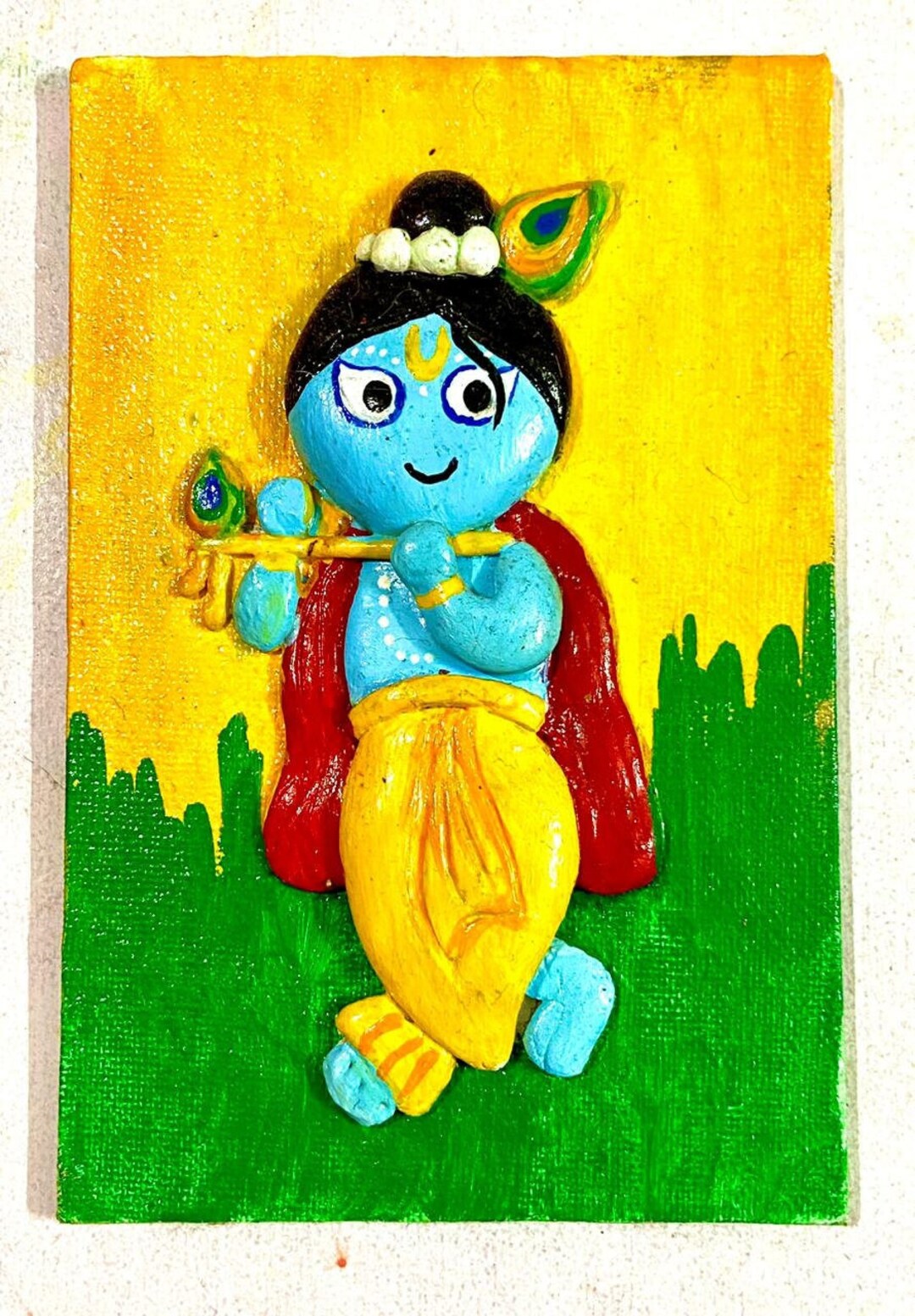 Clay Art Mouldit Clay Art Handmade Art Wall Decor Drawing Colorful ...