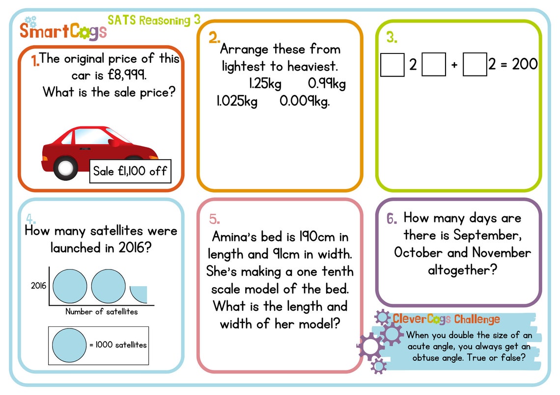 Year 6 Maths Starters Whole Year Bundle - Etsy UK