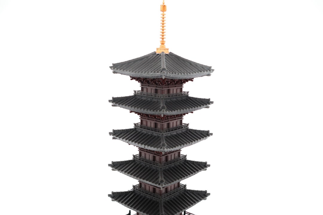 PHYSICAL Japanese Architectural Model Traditional Pagoda Model - Etsy