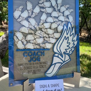 Custom 3D Track and Field Thank You Gift Plaque, Track and Field Coach ...