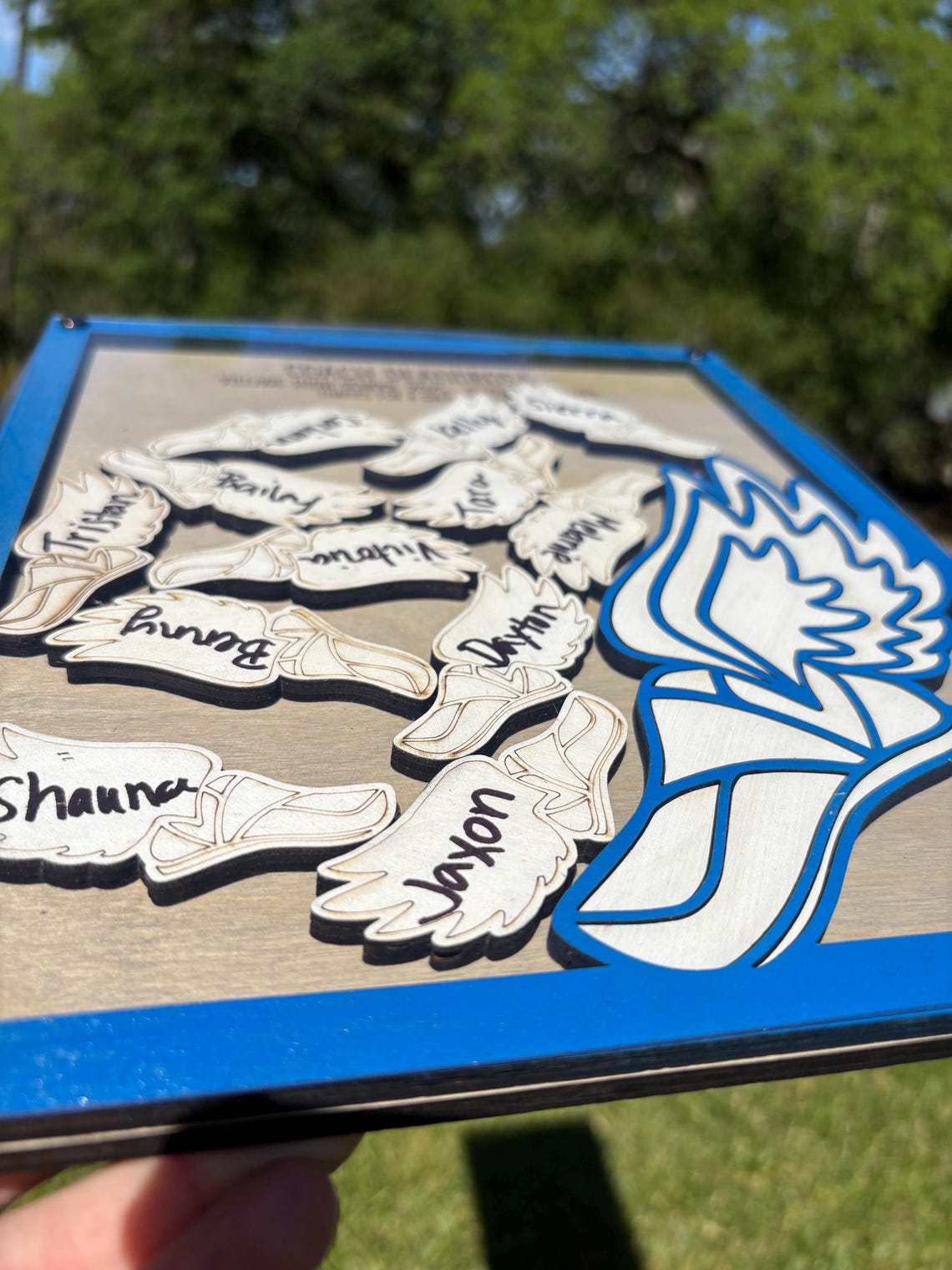 Track and Field Coach Thank You Gift Drop Box Frame, Track and Field ...