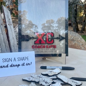 Custom Cross Country Coach Thank You Plaque, Cross Country Coach ...