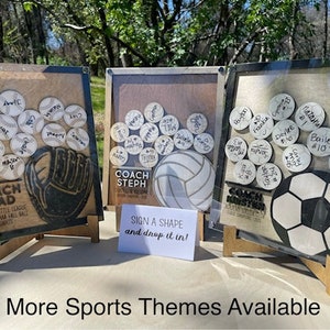 Custom Baseball Coach Gift Drop Box, Laser Cut Coach Appreciation ...