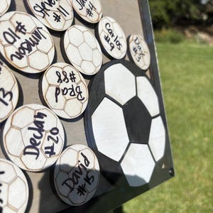 Custom 3D Soccer Coach Thank You Gift Drop Box Frame, Soccer Coach ...
