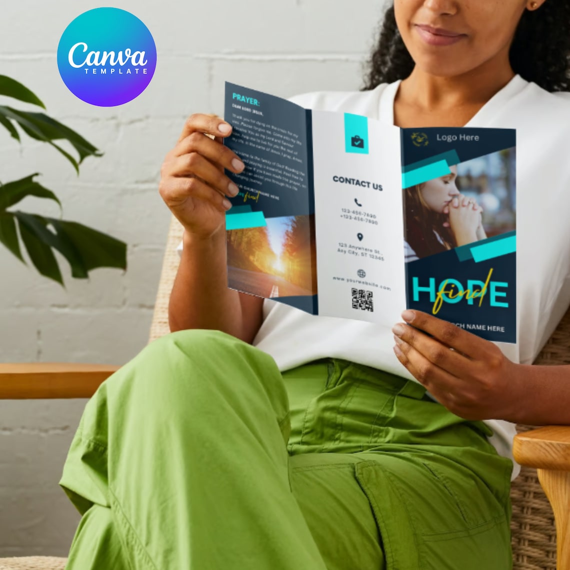 DIY Church Trifold Evangelism Tract, Salvation Tract Printable ...