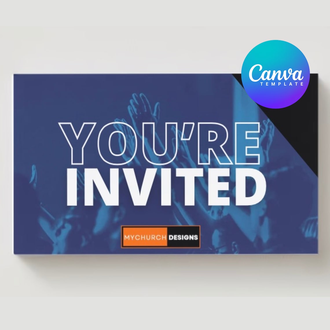 DIY Church Invite Card Template - Etsy