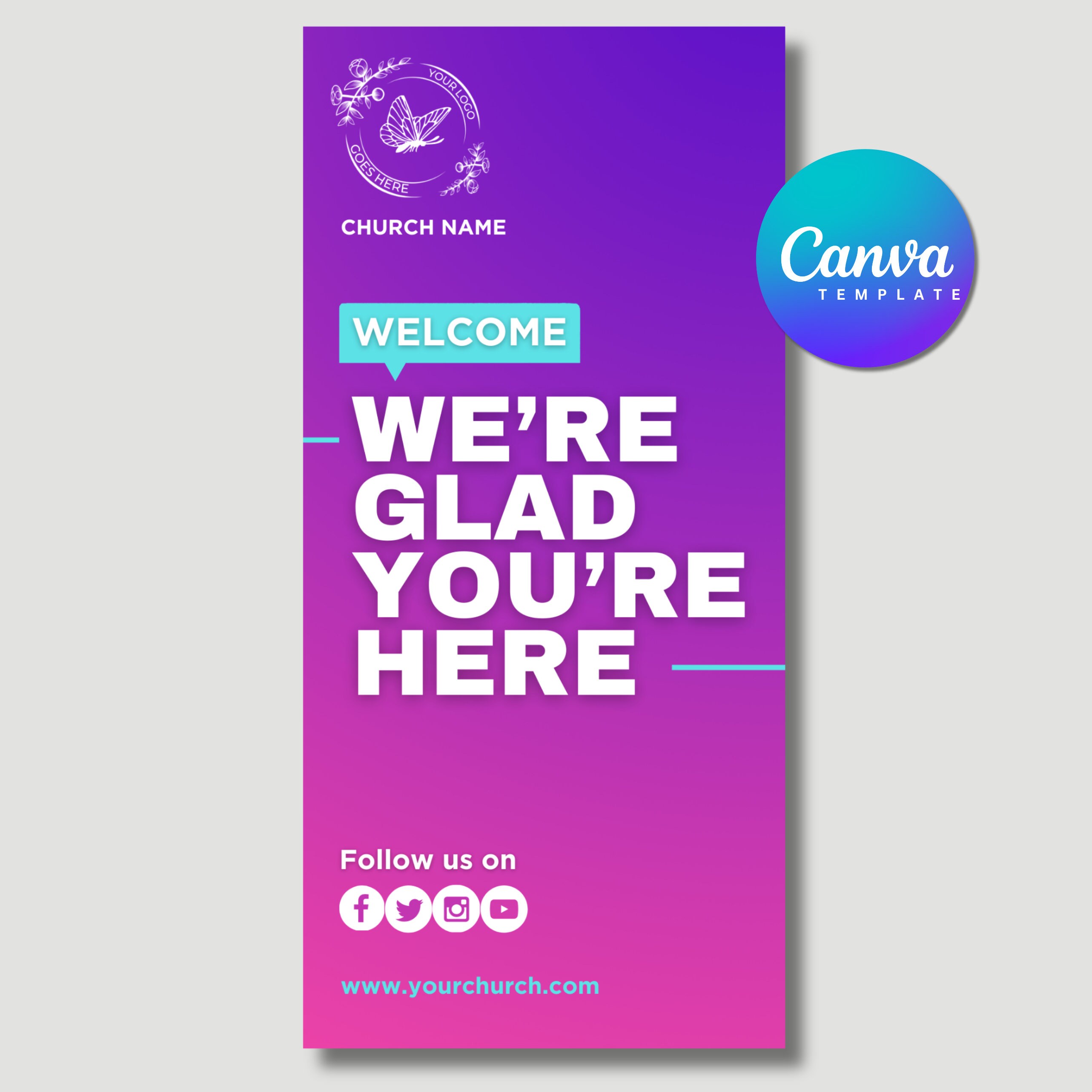 DIY Church Connect Card Template - Etsy