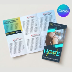DIY Church Trifold Evangelism Tract, Salvation Tract Printable ...