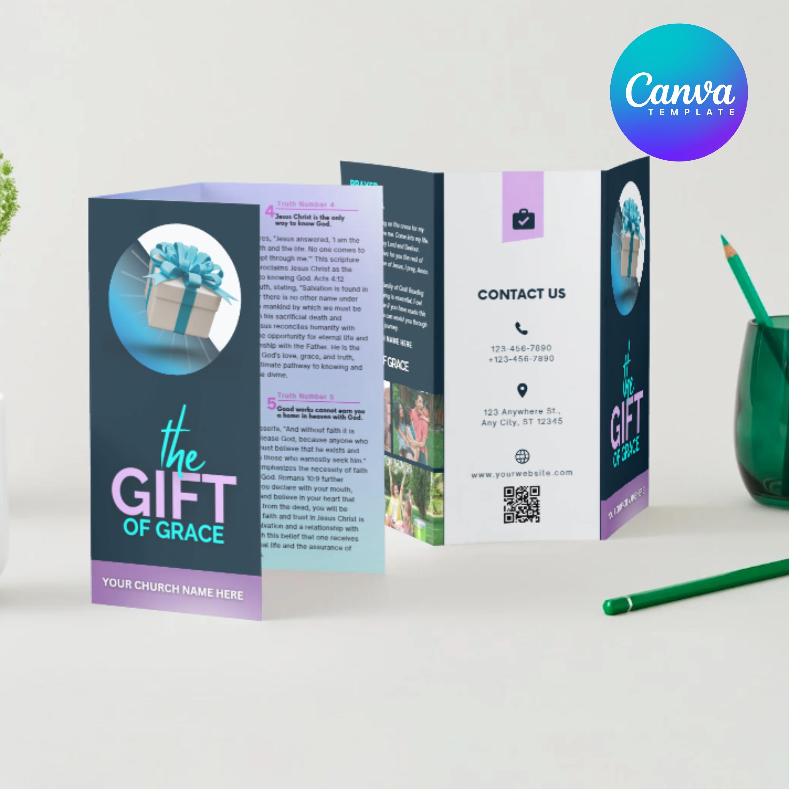DIY Church Trifold Evangelism Tract, Salvation Tract Printable ...