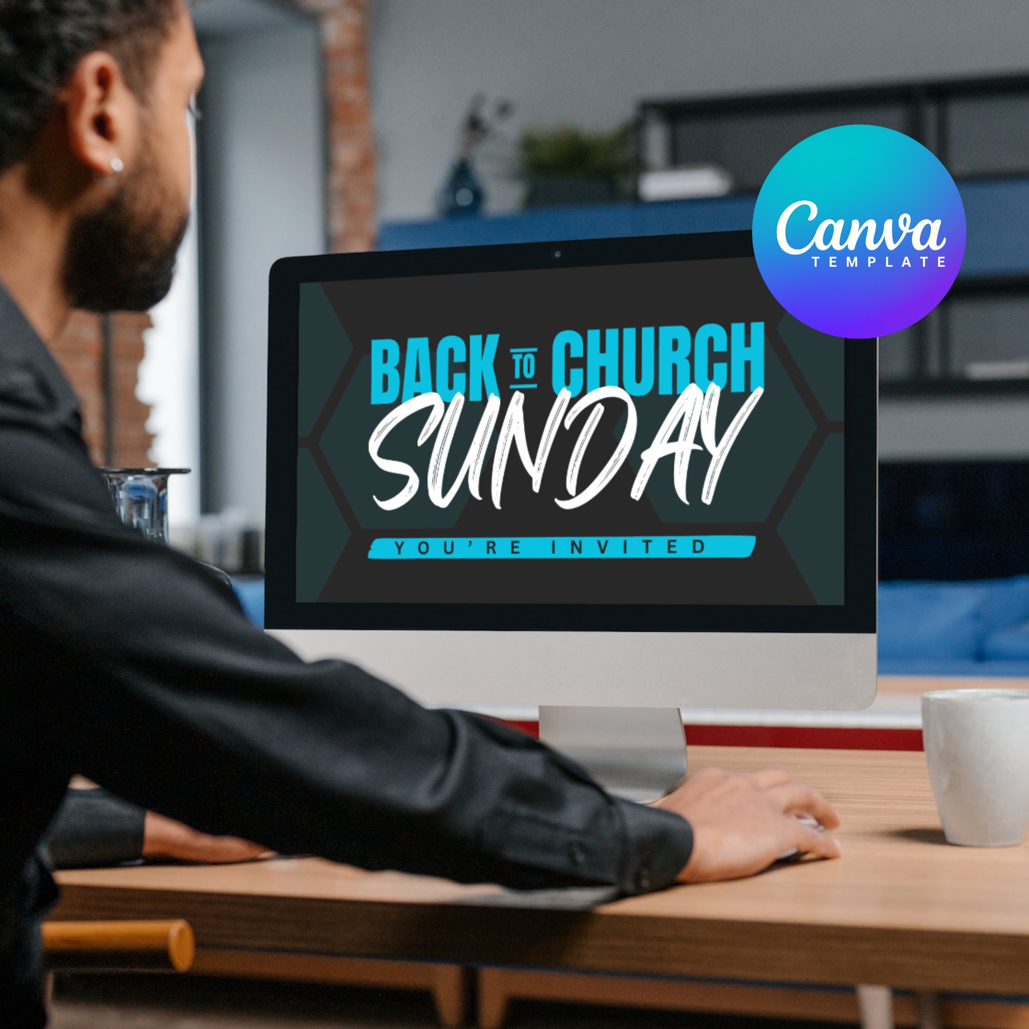 DIY Church Invite Card Template - Etsy