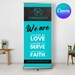 DIY Church Retractable Banner Canva Template - Etsy