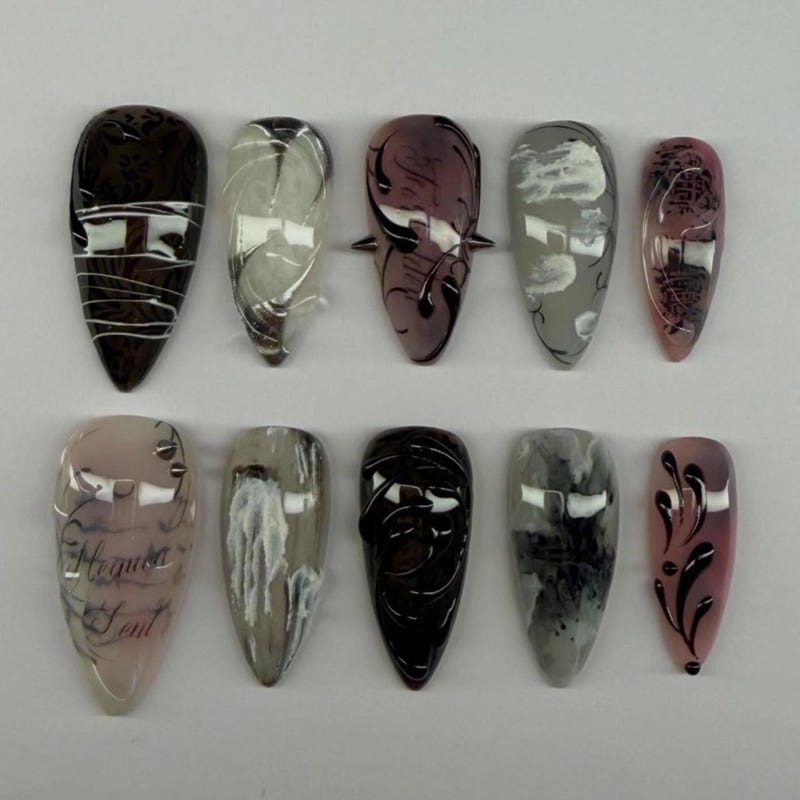Cyber Sigil Nail Art - Etsy