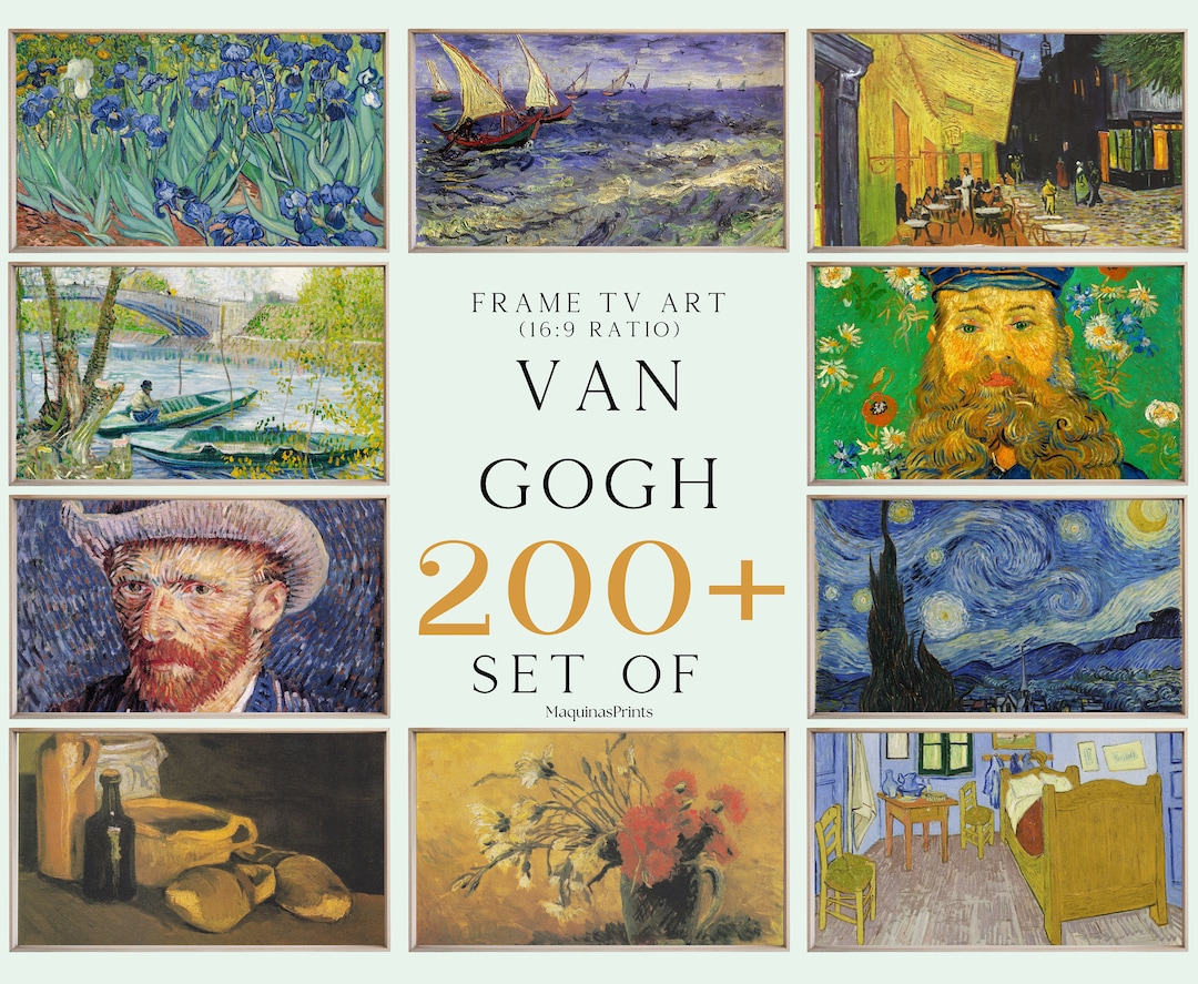 Samsung Frame TV Van Gogh Bundle of 150 Famous Art Vintage - Etsy