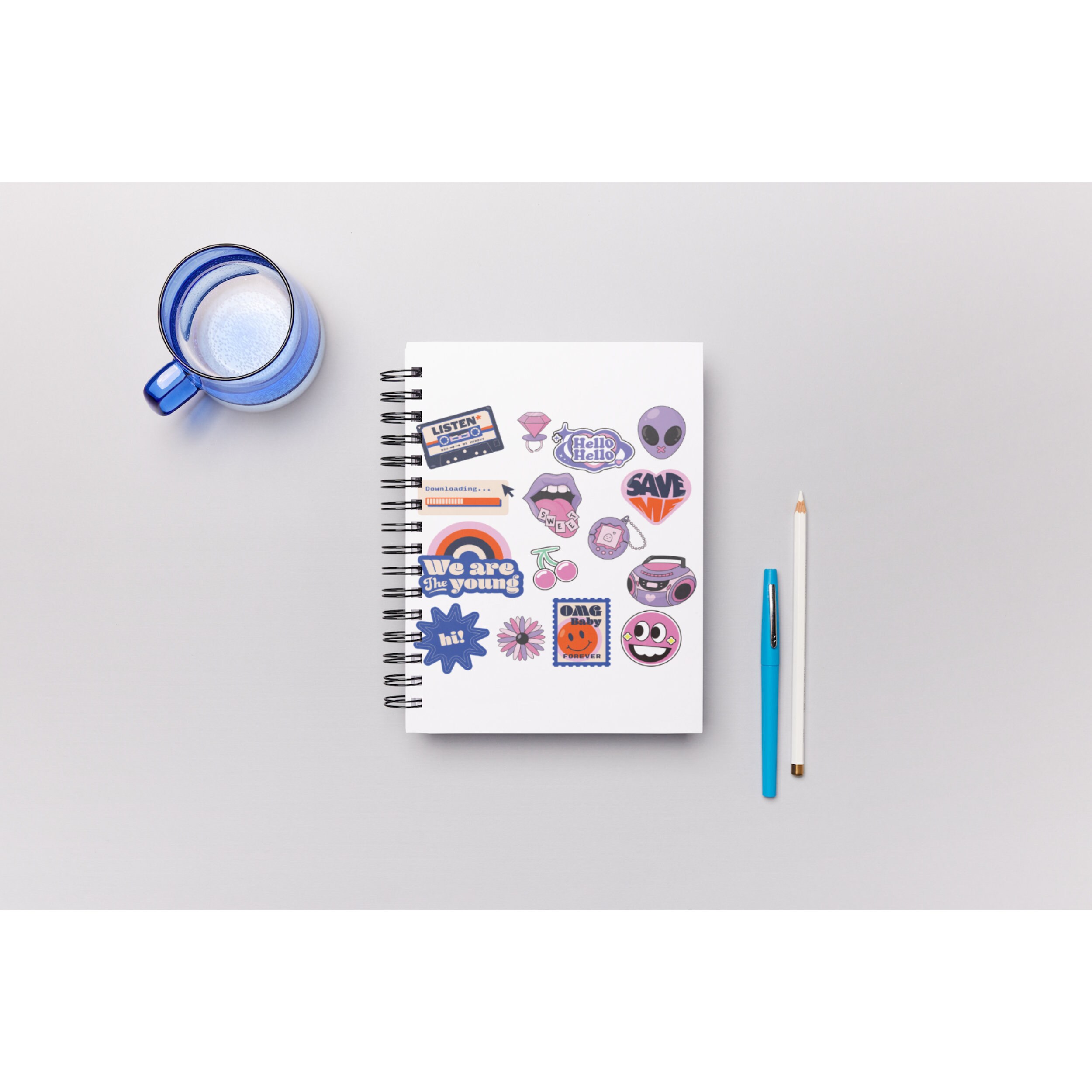 Y2K Aesthetic Cute Stickers - Etsy