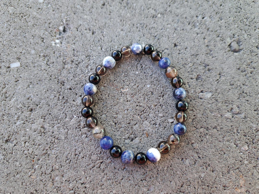 Shadow Soul: Smoky Quartz, Tourmaline, Sodalite- Crystal Stretch ...