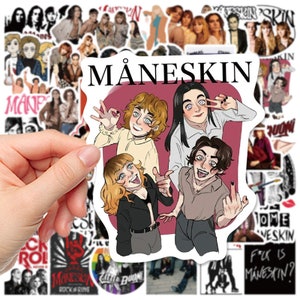 50 Maneskin Sticker Pack for Laptop/waterbottle/skateboard/luggage ...