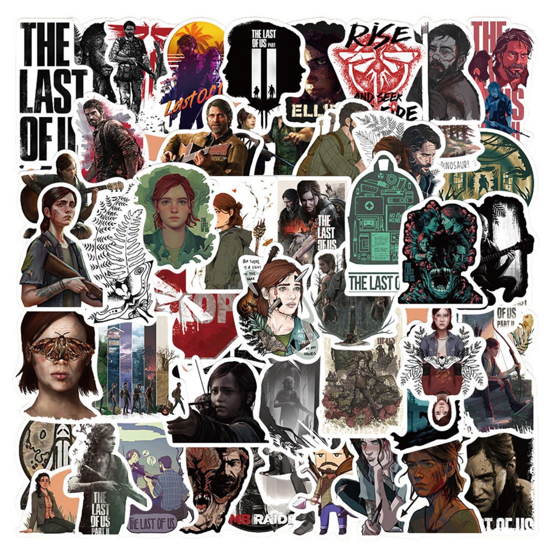 50 the Last of Us Stickers Sheet for Laptop/waterbottle/kindle ...