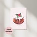 Christmas Cake Poster, Christmas Decoration, Dessert Poster, Food ...