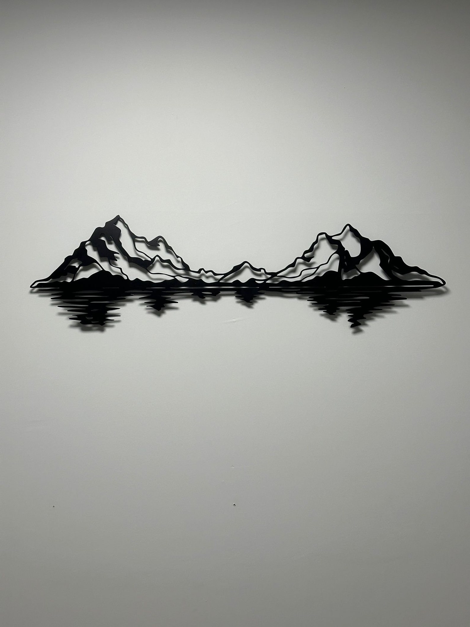 Mountain Metal Wall Art, Metal Mountain Art, Metal Wall Art, Mountain ...