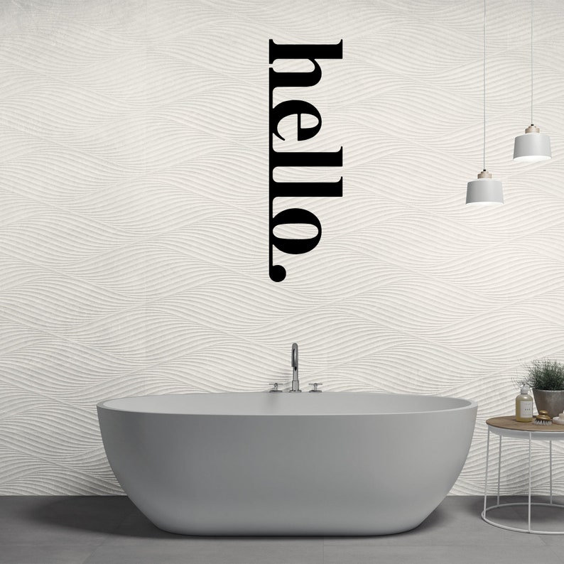 Metal Hello Front Door Sign, Front Porch Decor, Hello Porch Sign, Metal ...