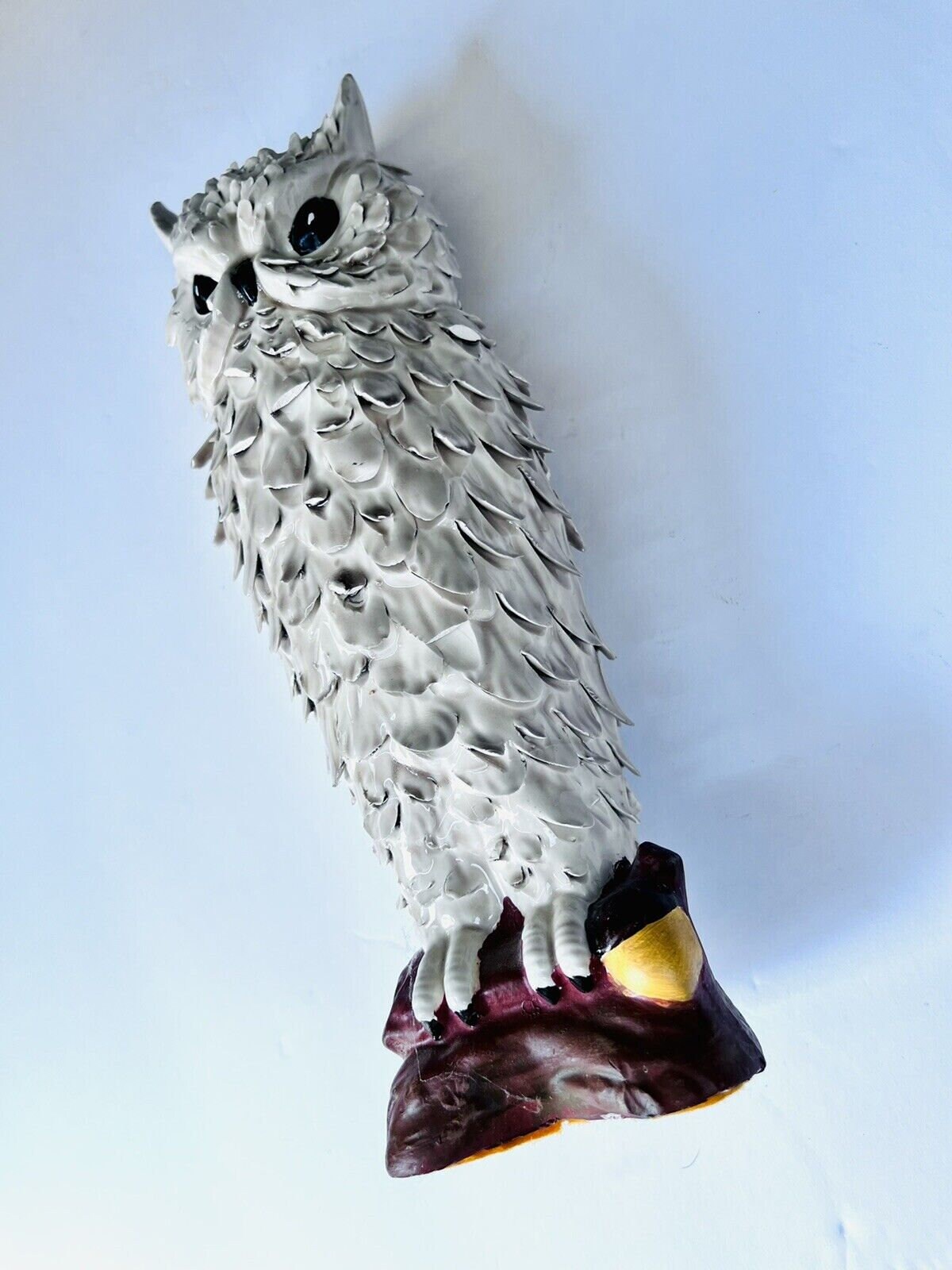 Vintage Ceramic Owl Statue Decor 1980 Retro Kitsch Craft. - Etsy