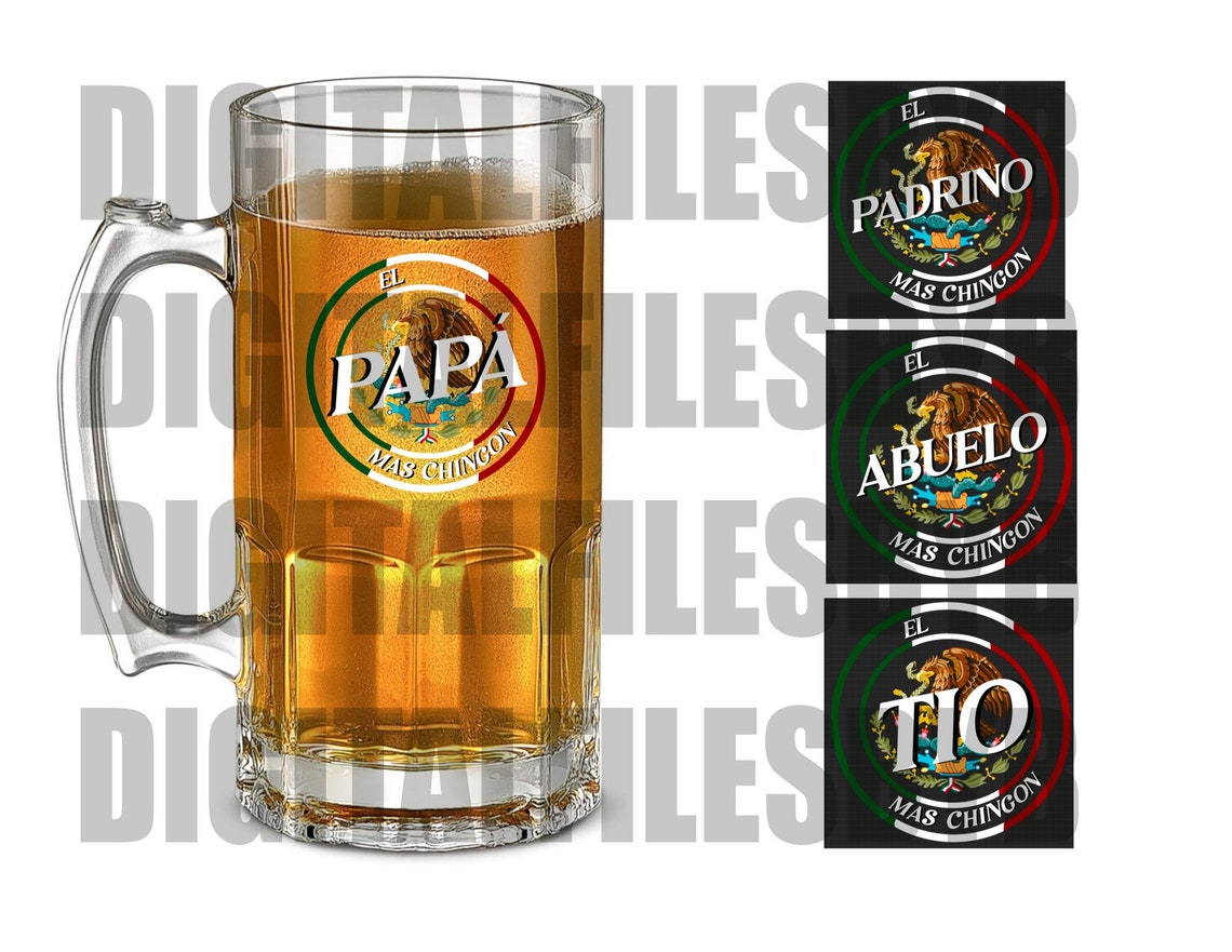 PAPA Mas Chingon Bundle PNG Mexican Flag Chingon PNG Print and Digital ...