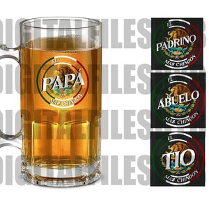 PAPA Mas Chingon Bundle PNG Mexican Flag Chingon PNG Print and Digital ...