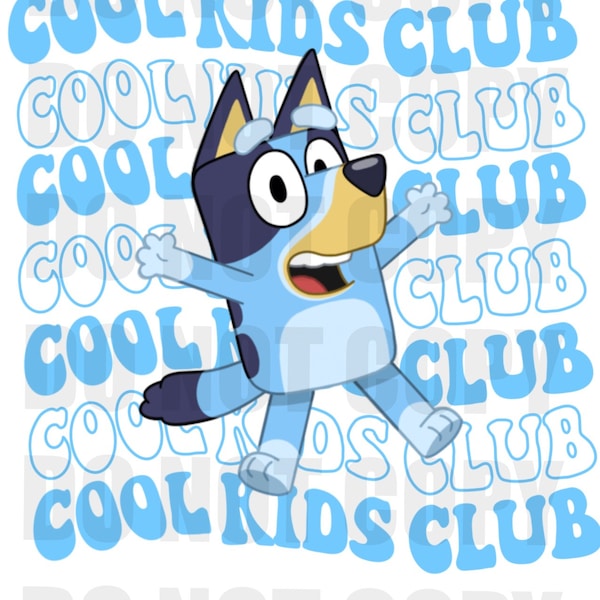 Cool Moms Club Bluey Svg - Etsy