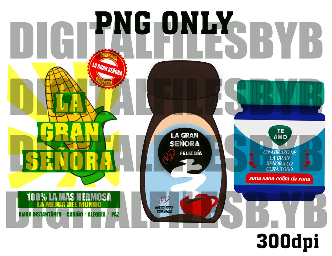 La Gran Señora Guerrera Mexican Mothers Day Nescafe, Mama Maseca PNG ...