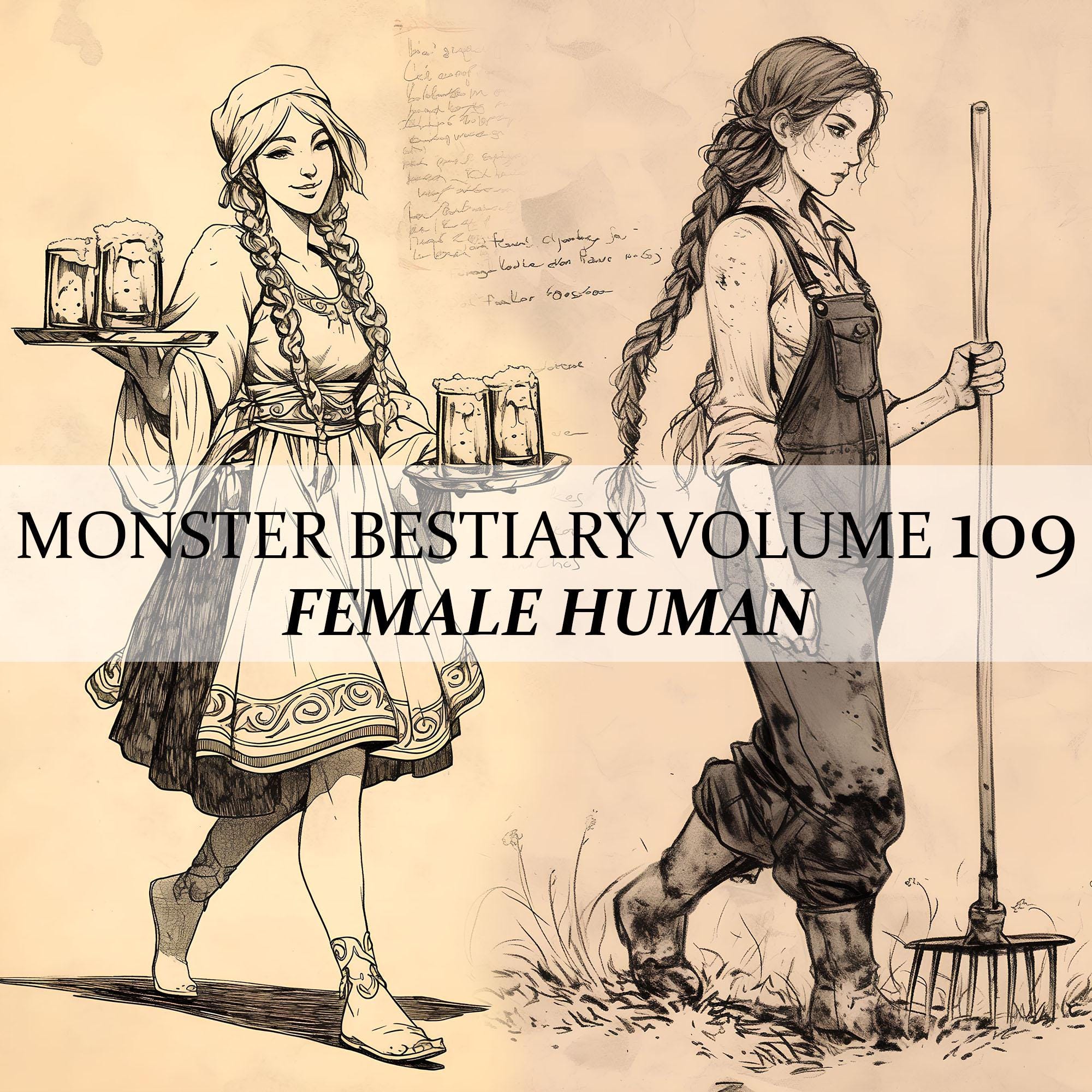 50 Page Monster Bestiary Chapter 109, Monster Encyclopedia Vol 109, 50 ...